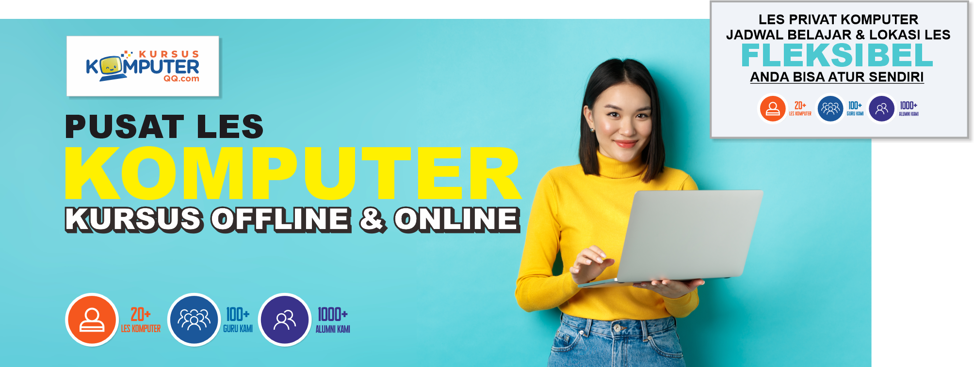 Kursus Komputer QQ | Les Kompter Guru Privat Komputer Offline & Online